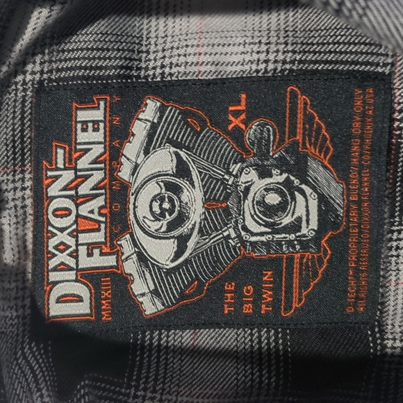 DIXXON | Shirts | Dixxon The Big Twin Flannel Size Xl Snap Buttons ...